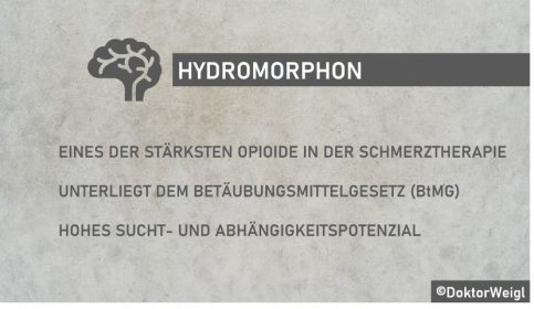 DoktorWeigl erklärt Hydromorphon – ein starkes Opioid und seine ...