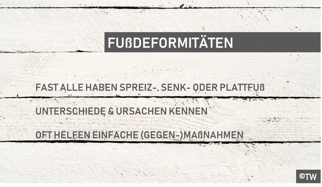 DoktorWeigl erklärt Spreizfuß, Senkfuß und Plattfuß – Die häufigsten ...