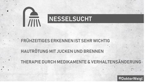 DoktorWeigl erklärt Nesselsucht/Urtikaria – Juckende Hautrötungen und ...