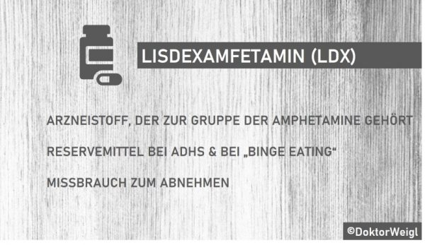 Dr. Weigl erklärt Lisdexamfetamin gegen ADHS und Esstörungen