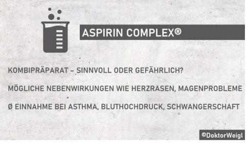 DoktorWeigl erklärt Aspirin Complex bei Erkältung - sinnvoll oder ...
