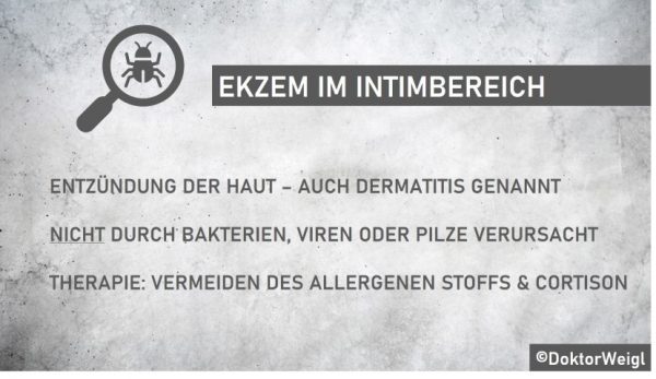 DoktorWeigl erklärt Ekzem im Genitalbereich - Ursachen für Ausschlag